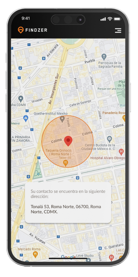 Rastrear un numero de celular con Findzer