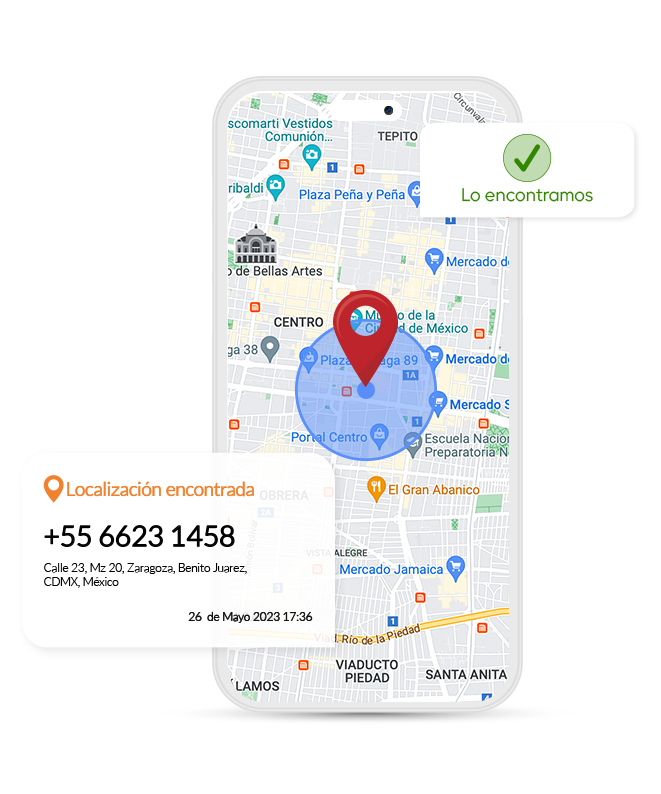 Rastrear un numero de celular con Findzer