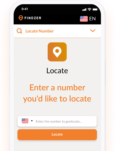 Track any phone location with Findzer.MOBI